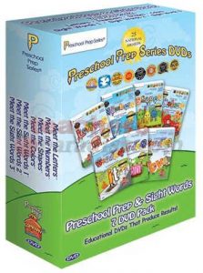 PRESCHOOL PREP COMPANY 7 DVD Boxed Set Meet The Letters Numbers Shapes ...
