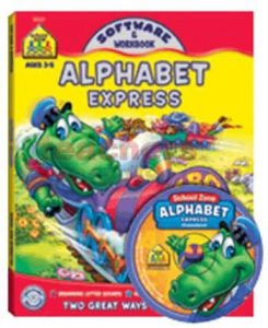 SCHOOL ZONE PUBLISHING Alphabet Express Software And Workbook SZP08221 ...