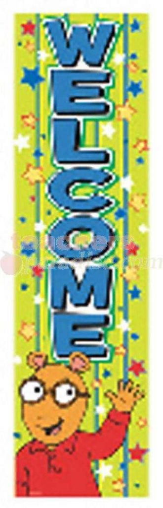 EUREKA Arthur Welcome Banner EU-849672 - TeachersParadise