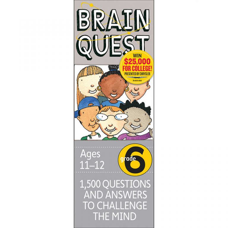 WORKMAN PUBLISHING BRAIN QUEST GRADE 6 WP-16656 - TeachersParadise