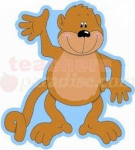 CARSON DELLOSA Colorful Cut-Outs Monkeys (36/Pk Single Design) CD-5522 ...