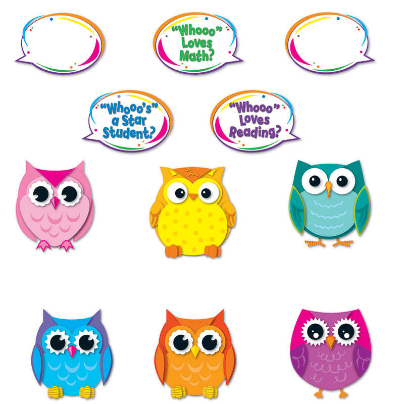 Carson Dellosa Colorful Owl Talkers Cd 110188 Teachersparadise