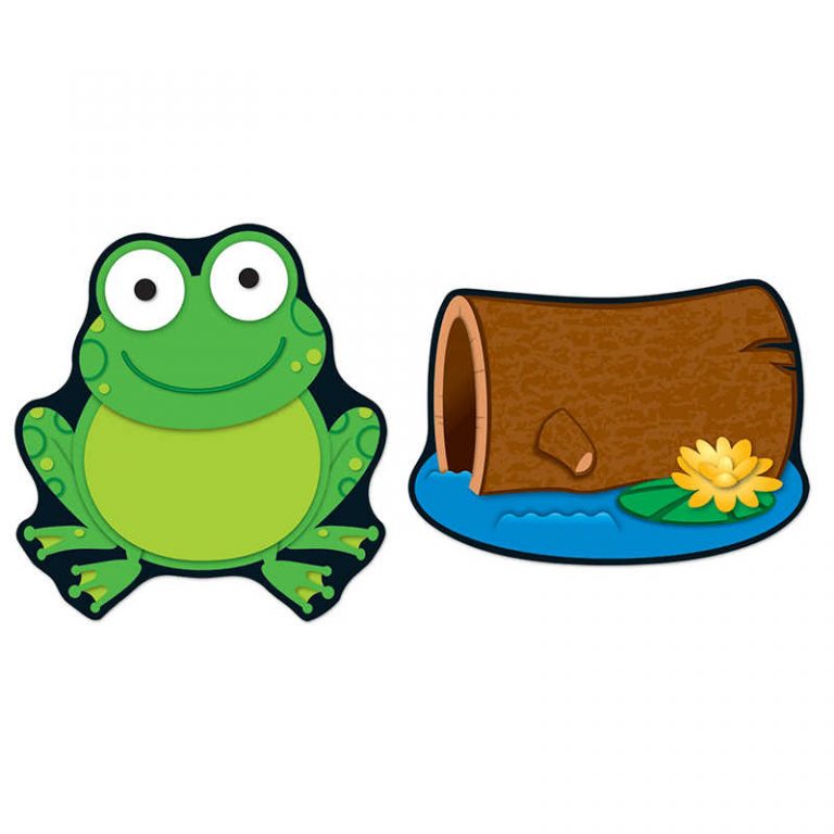 CARSON DELLOSA FROGS & LOGS ACCENTS CD-120084 - TeachersParadise