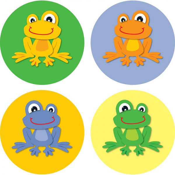 Carson Dellosa Funky Frogs Chart Seals Cd 168139 Teachersparadise