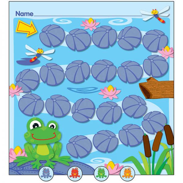Carson Dellosa Funky Frogs Mini Incentive Charts Cd 148017
