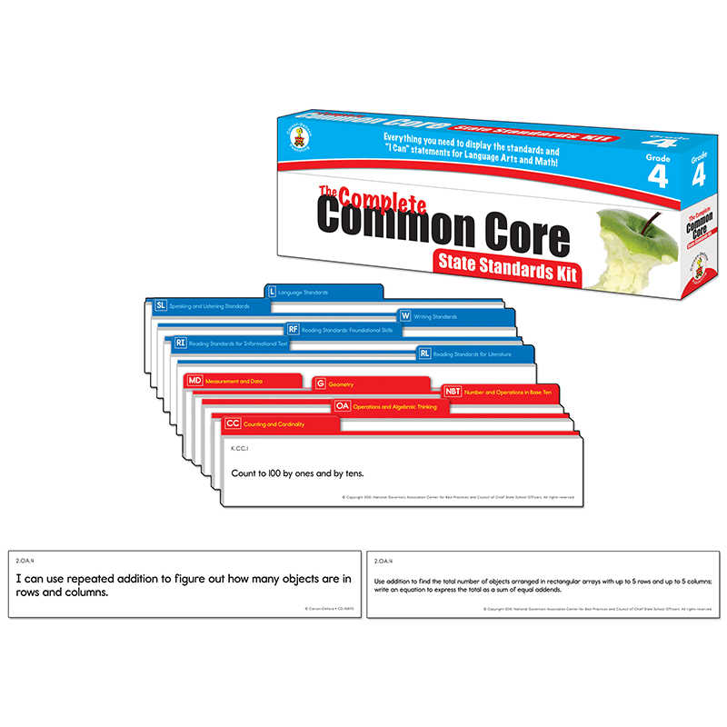 CARSON DELLOSA GRADE 4 THE COMPLETE COMMON CORE STATE STANDARDS KIT CD CARSON DELLOSA GRADE 4 THE COMPLETE COMMON CORE STATE STANDARDS KIT CD