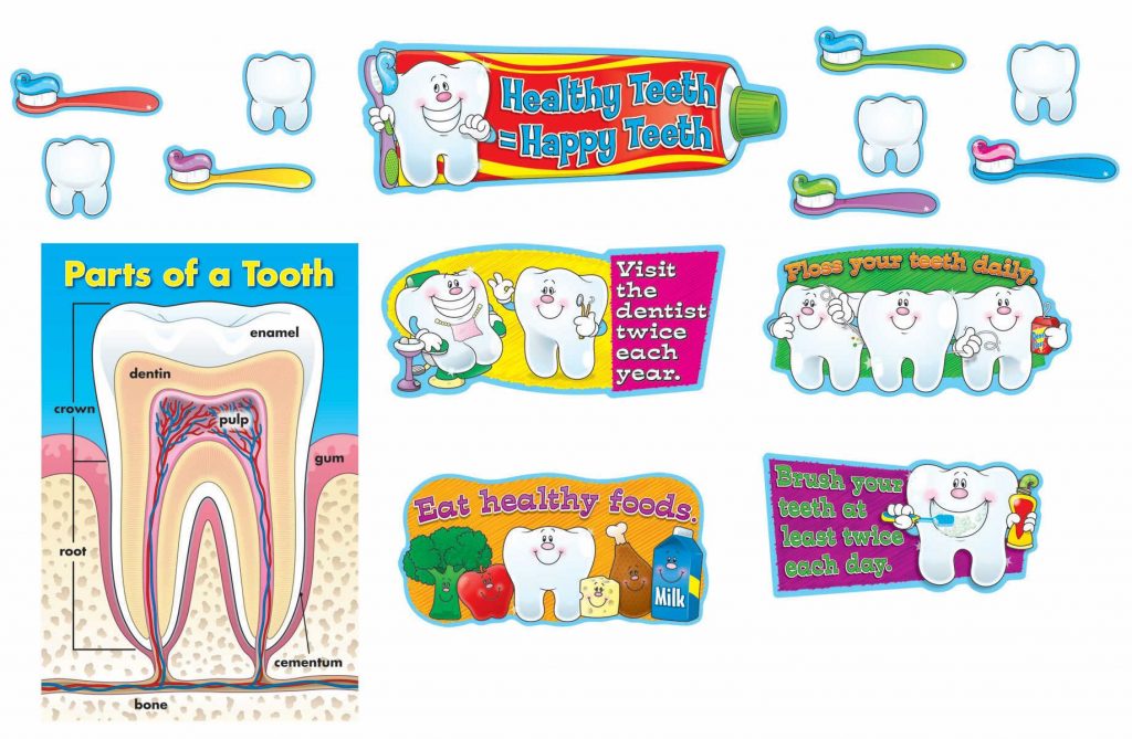 Carson Dellosa Healthy Teeth Mini Bulletin Board Set And More Grades