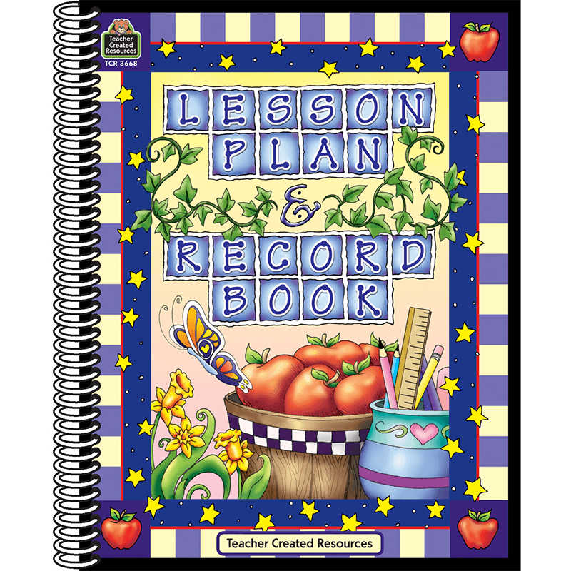 Teacher Plan Book Teacher Lesson Plan Book Template Printable ...