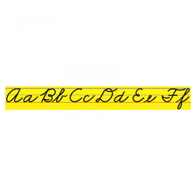 ASHLEY PRODUCTIONS MAGNETIC CURSIVE ALPHABET LINES SMALL ASH11071 ...