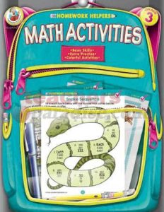 CARSON DELLOSA Math Activities, Grade 3 Homework Helper FS-109045 ...