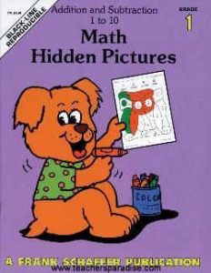 FRANK SCHAFFER PUBLICATIONS Math Hidden Pictures, Grade 1 FS-8409 ...