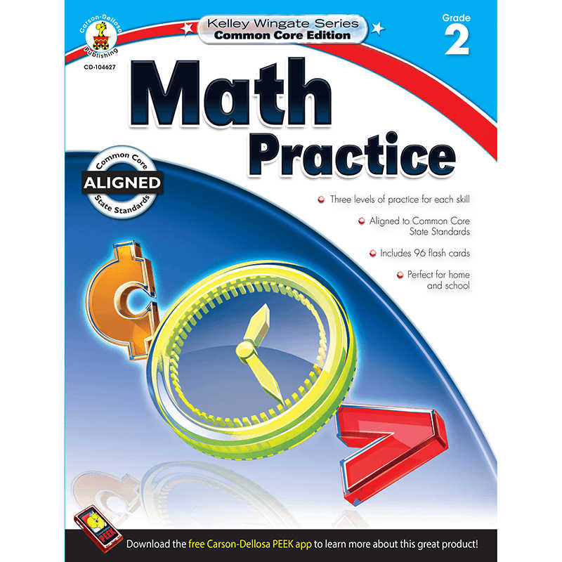 CARSON DELLOSA MATH PRACTICE BOOK GRADE 2 CD 104627 TeachersParadise CARSON DELLOSA MATH PRACTICE BOOK GRADE 2 CD 104627 TeachersParadise