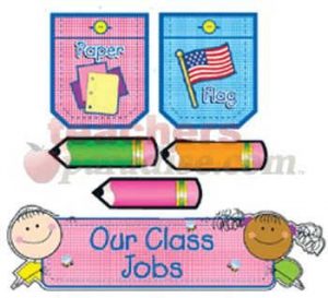 CREATIVE TEACHING PRESS Mini Bulletin Board Set Classroom Jobs CTP0612 ...
