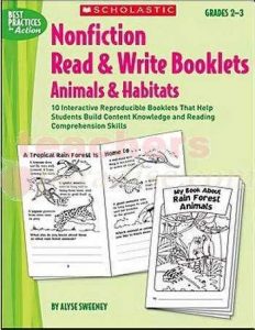 SCHOLASTIC TEACHING RESOURCES Nonfiction Read & Write Booklets: Animals ...
