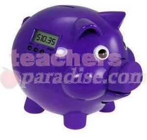 LEARNING JOURNEY Pig E Bank Purple Edition With Lcd LJ-813010 ...
