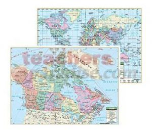 KAPPA MAP GROUP / UNIVERSAL MAPS Political Deskpad Maps 1-S Can/1-S ...