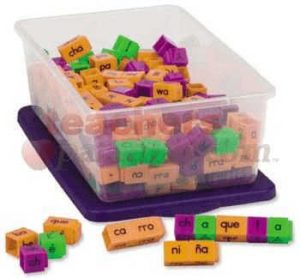 LEARNING RESOURCES Reading Rods Spanish Syllables And Letters LER7016 ...