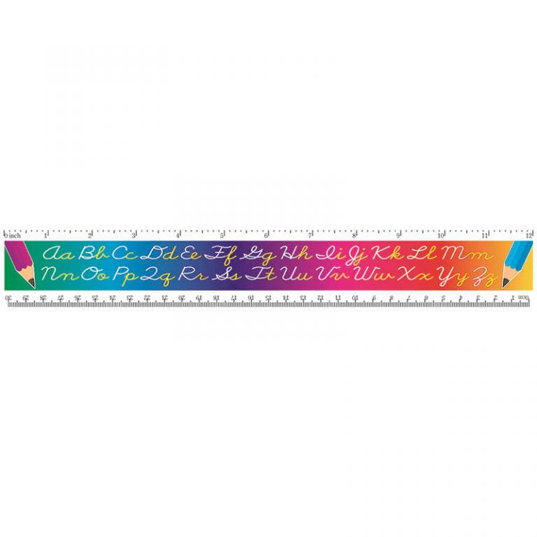 TEACHER CREATED RESOURCES RULERS CURSIVE WRITING TCR5228 - TeachersParadise