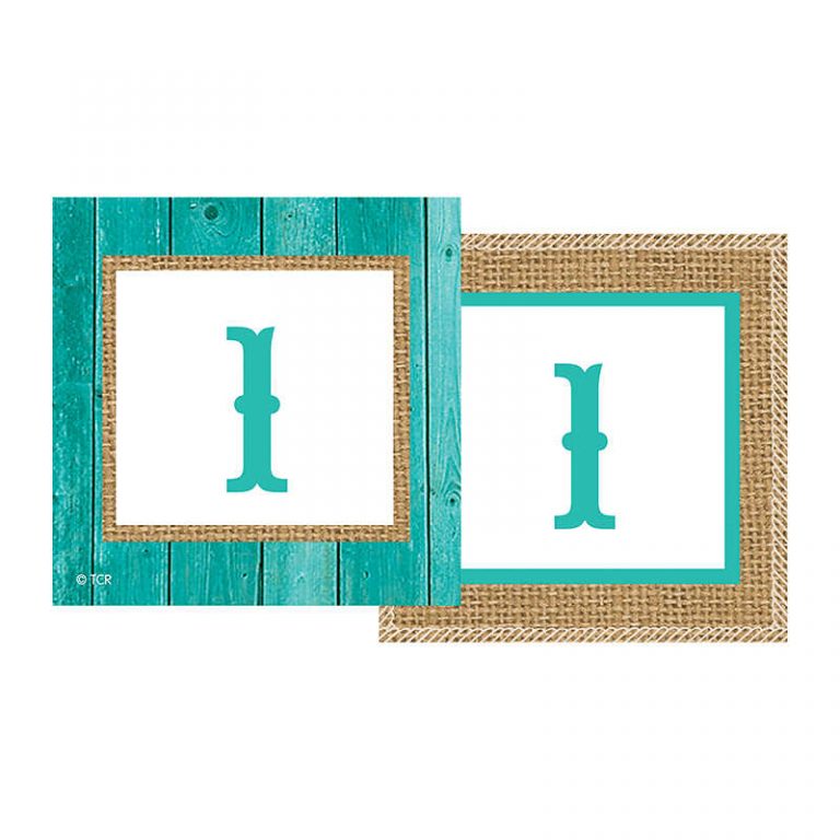 TEACHER CREATED RESOURCES SHABBY CHIC DOUBLE SIDED CALENDAR CARDS ...