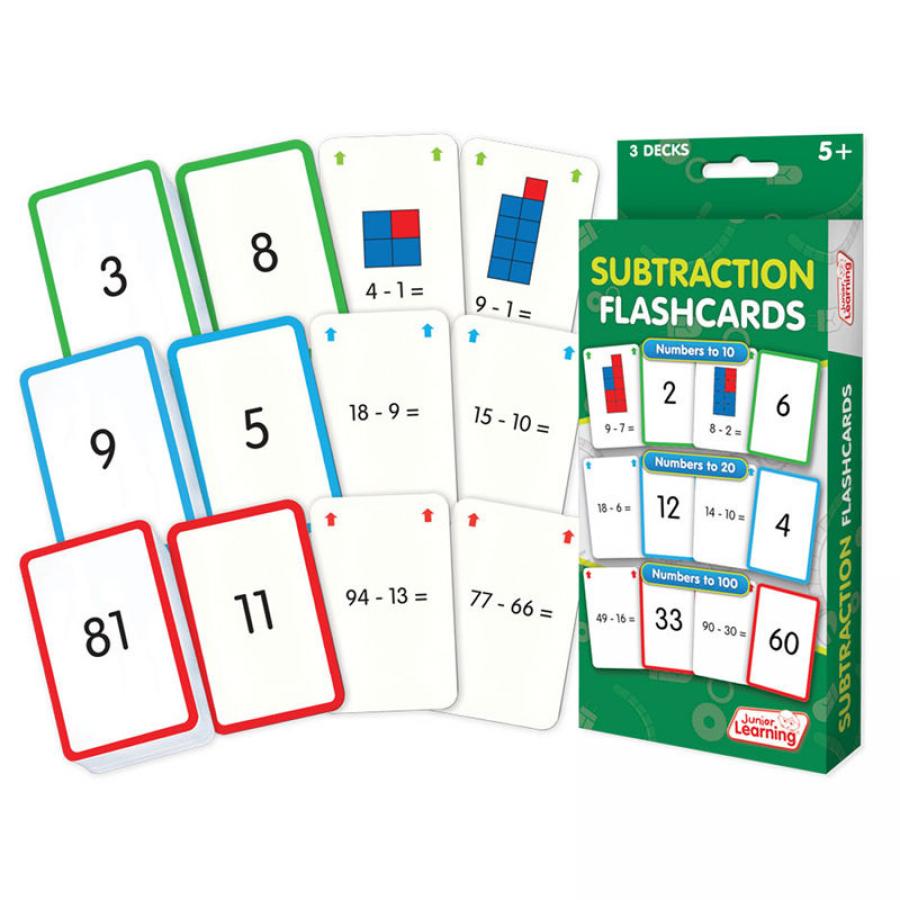 TeachersParadise SUBTRACTION FLASH CARDS teachersparadise-subtraction-flash-cards