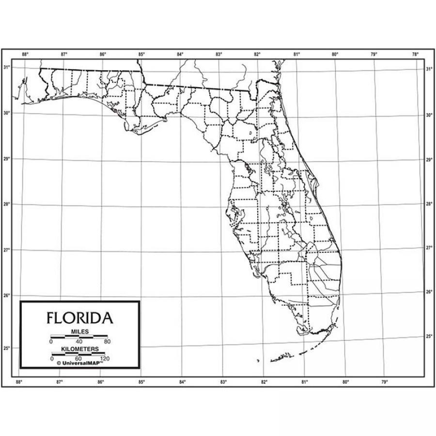 Florida Blank Map