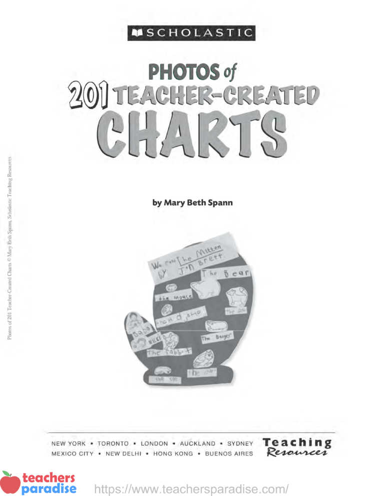 201 Photos Of Teacher Created Charts by Scholastic – SC-0439243122 ...