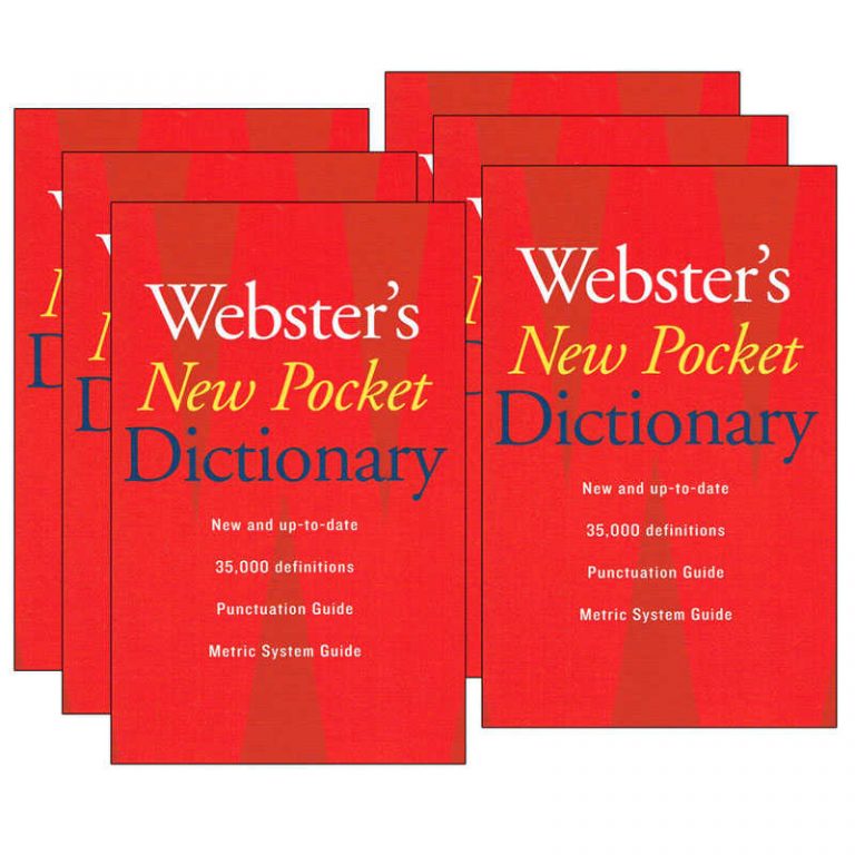 TeachersParadise - Houghton Mifflin Harcourt Webster's New Pocket ...