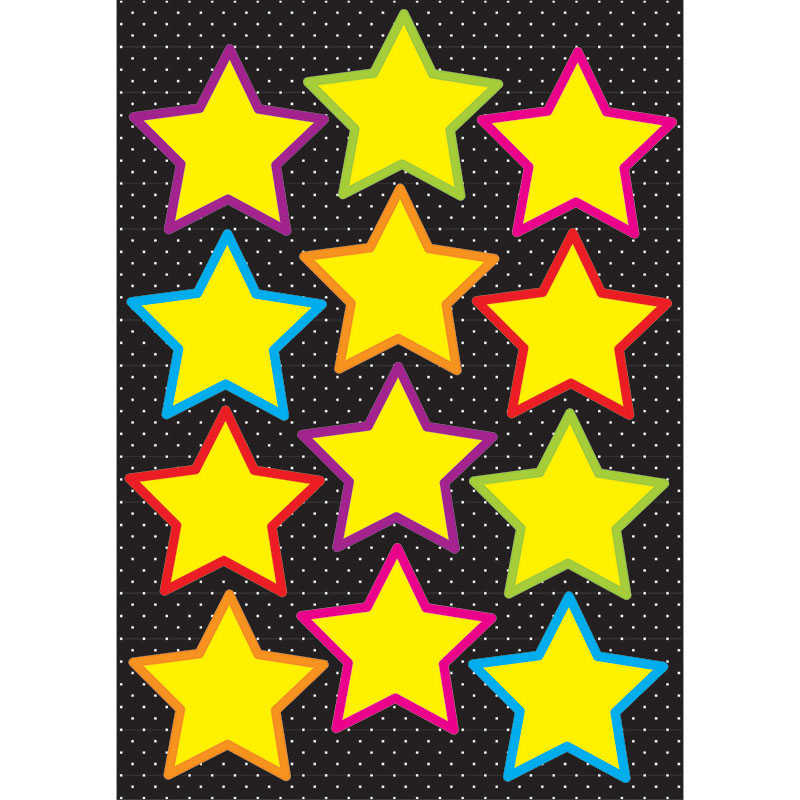 TeachersParadise - Ashley Productions® Die-Cut Magnetic Yellow Stars ...