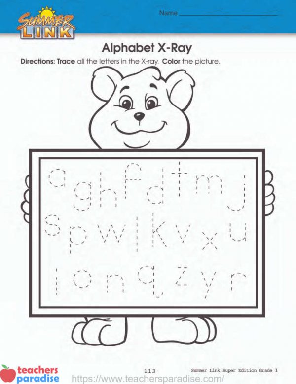 Alphabet - TeachersParadise