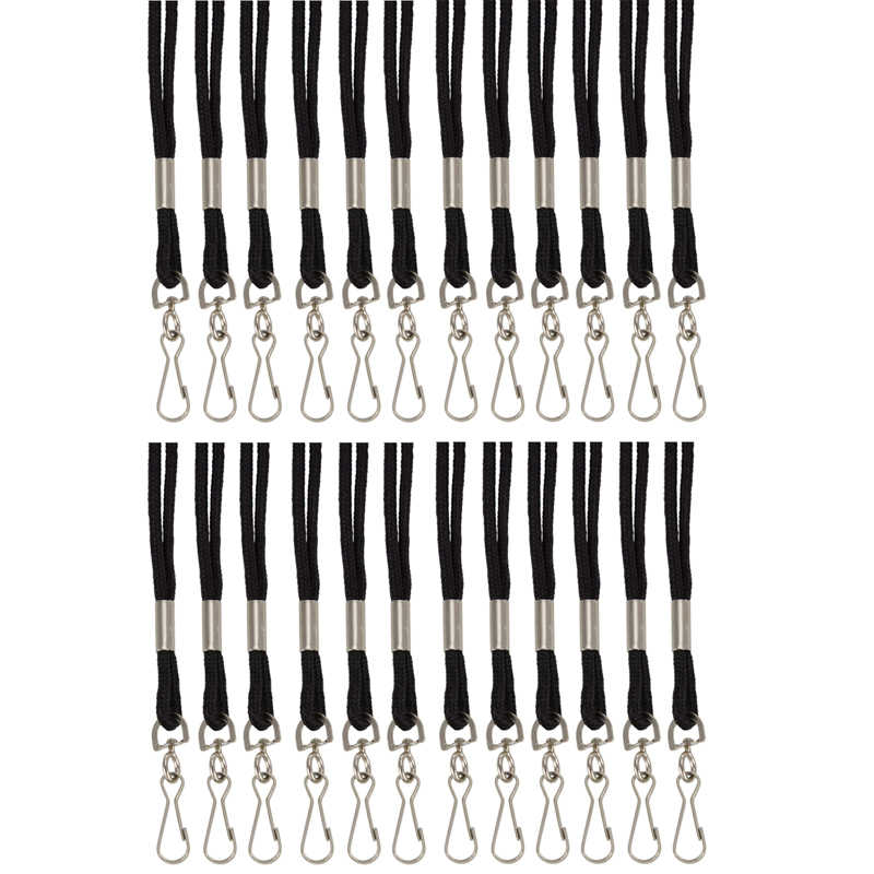 TeachersParadise - SICURIX Standard Lanyard Hook Rope Style, Black ...