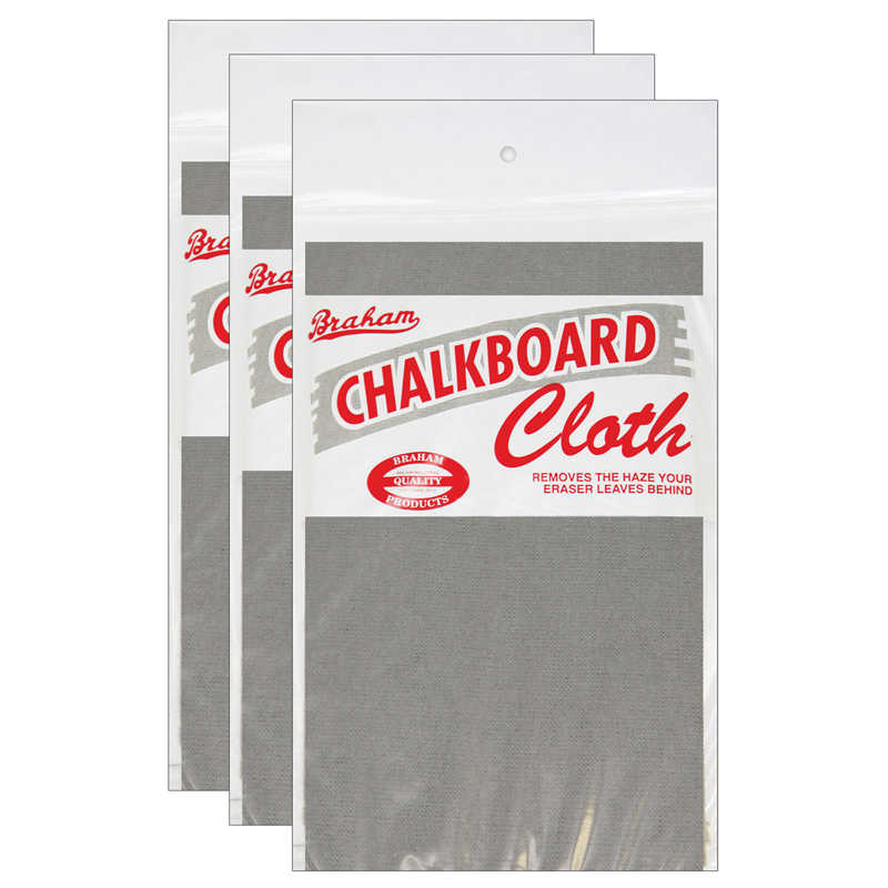 TeachersParadise - Braham Chalkboard Cloth, 15" x 36", Pack of 3 ...
