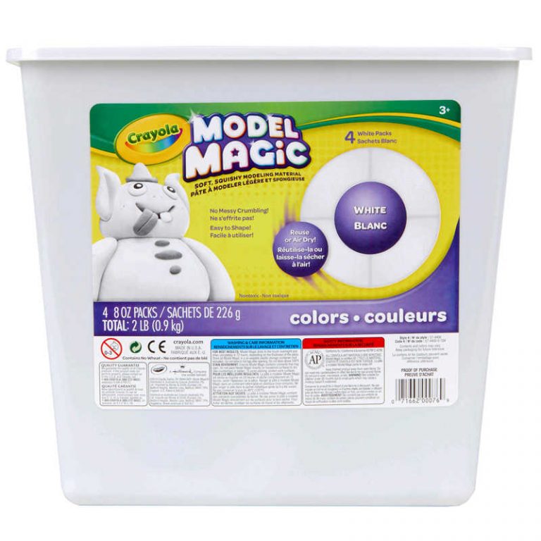 TeachersParadise - Crayola® Model Magic® Modeling Compound, White, 2 lb ...