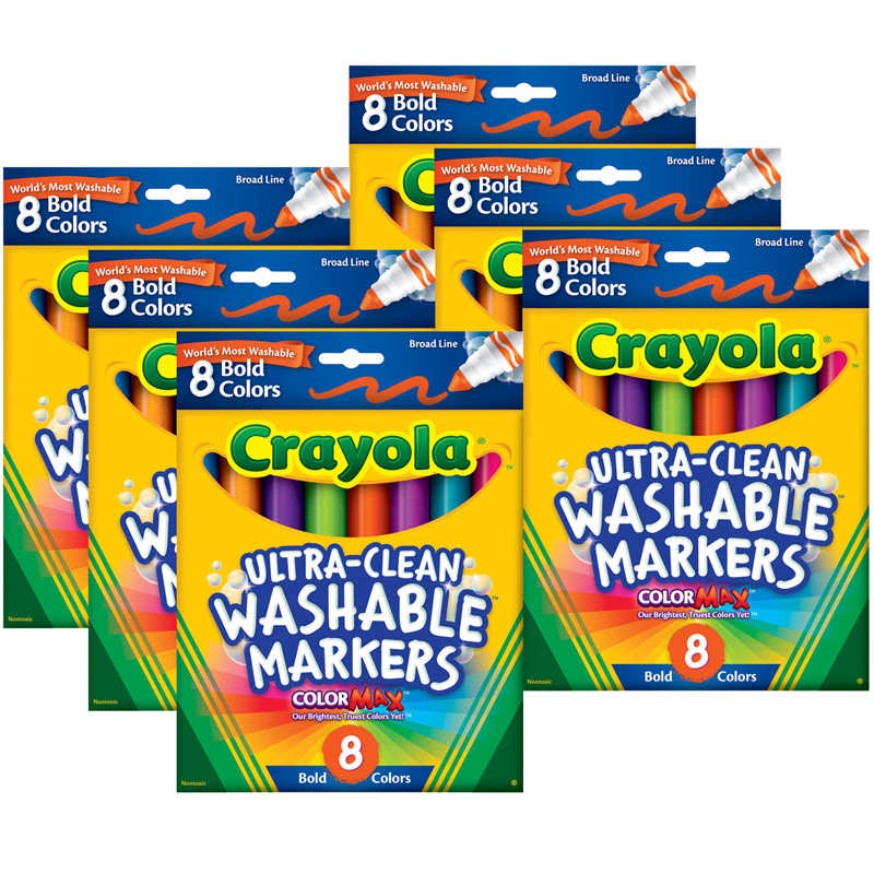 TeachersParadise - Crayola® ColorMAX™ Ultra-Clean Washable Markers ...