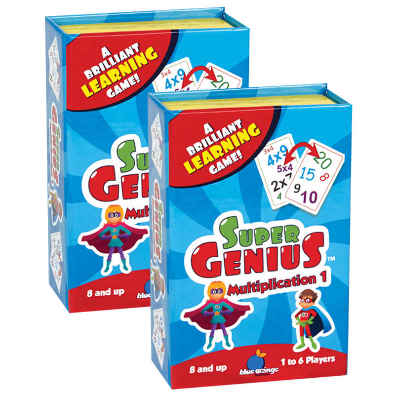 TeachersParadise - blue orange™ Super Genius™ Multiplication 1 Game ...