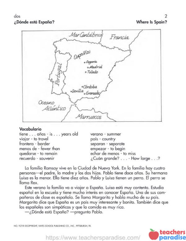 Beginning Spanish Reader A Trip to Spain by Hayes School Publishing - H ...
