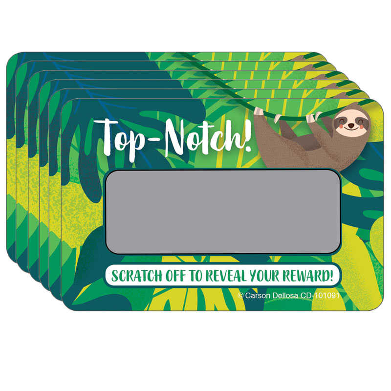 TeachersParadise - Carson Dellosa Education Top-Notch! Scratch Off ...