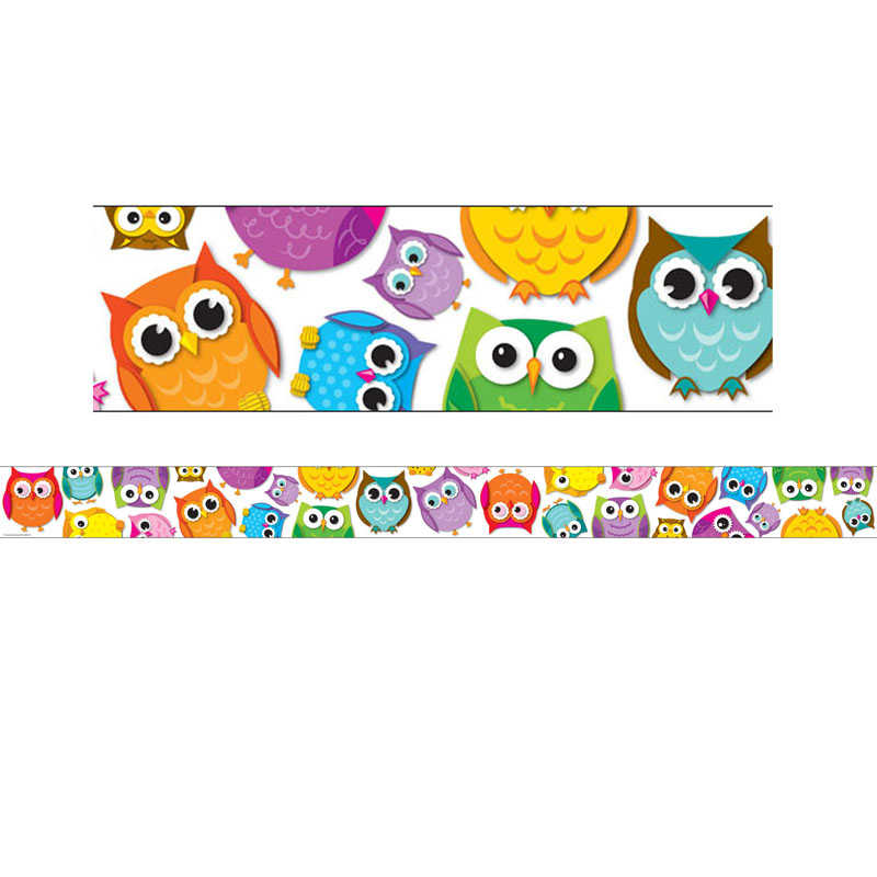 Teachersparadise Carson Dellosa Education Colorful Owls Straight