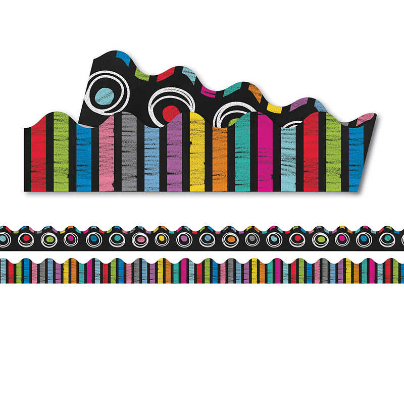 Teachersparadise Carson Dellosa Education Colorful Chalkboard Two