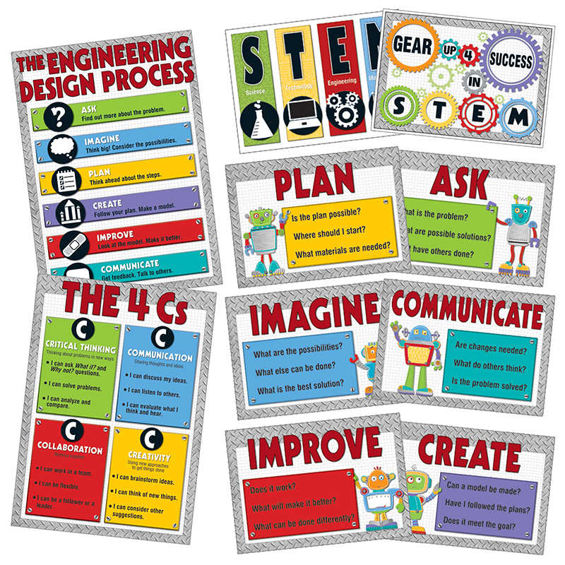 TeachersParadise - Carson Dellosa Education STEM Bulletin Board Set ...