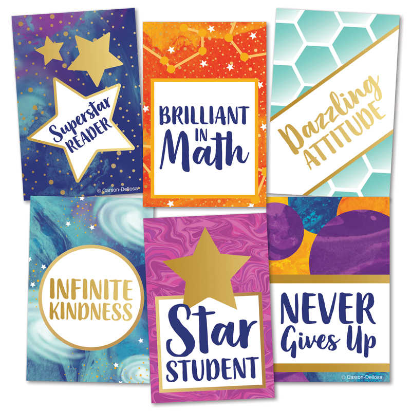 TeachersParadise - Carson Dellosa Education Galaxy Reward Tags ...