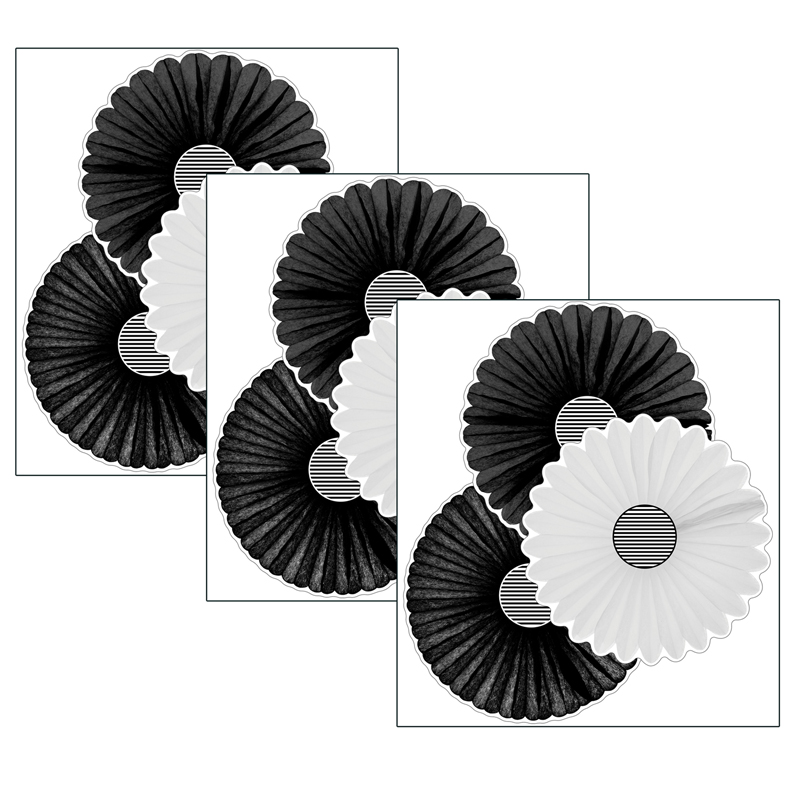 TeachersParadise - Schoolgirl Style™ Simply Boho Fans Cut-Outs, 12 Per ...