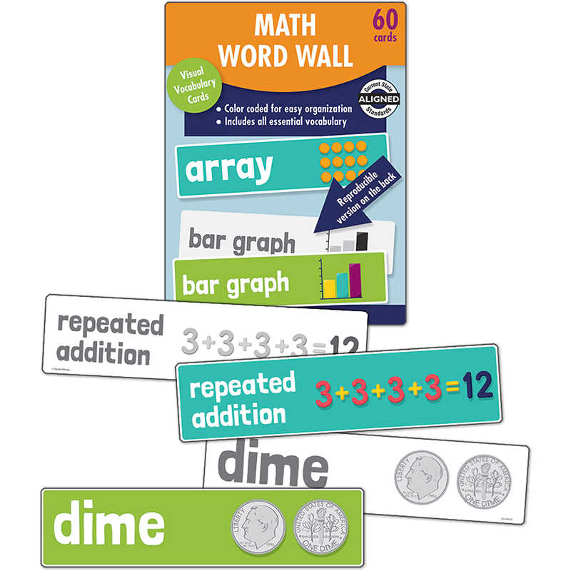 TeachersParadise - Carson Dellosa Education Math Word Wall, Grade 2 ...