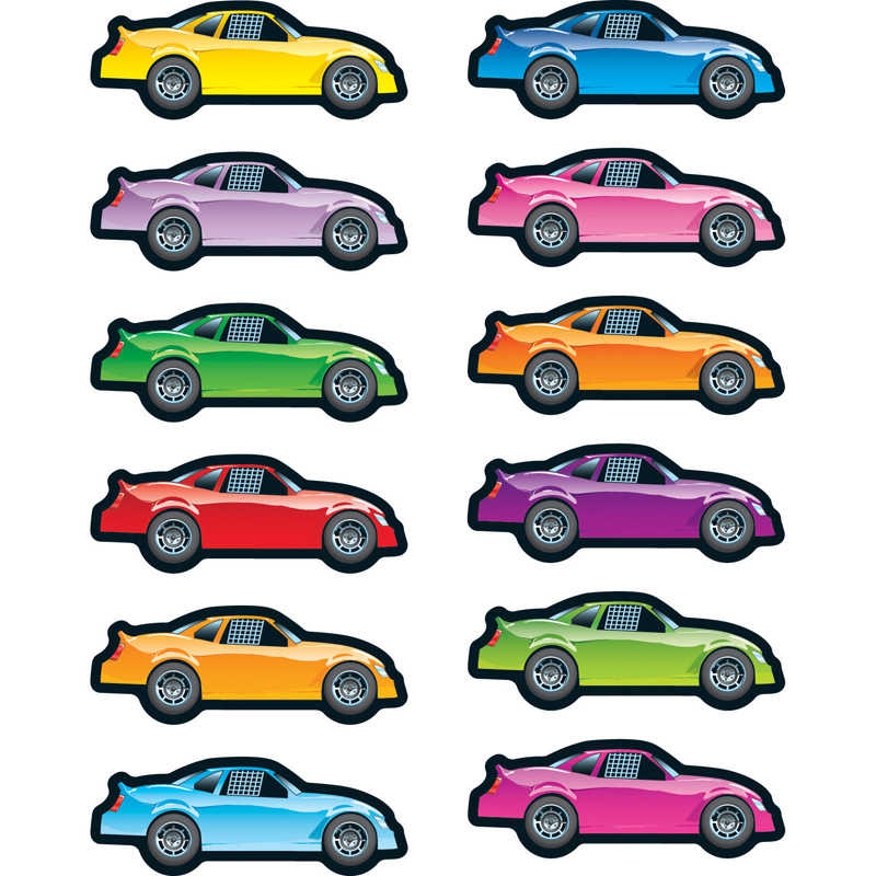TeachersParadise - Carson Dellosa Education Race Cars Stickers - Shape ...