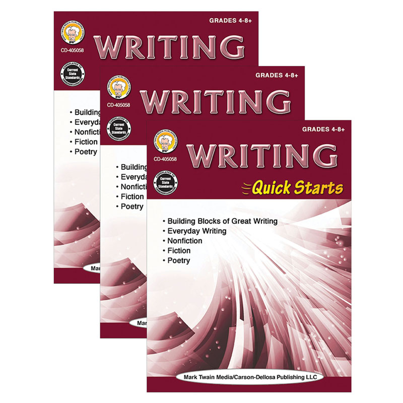 TeachersParadise - Mark Twain Media Writing Quick Starts Workbook ...