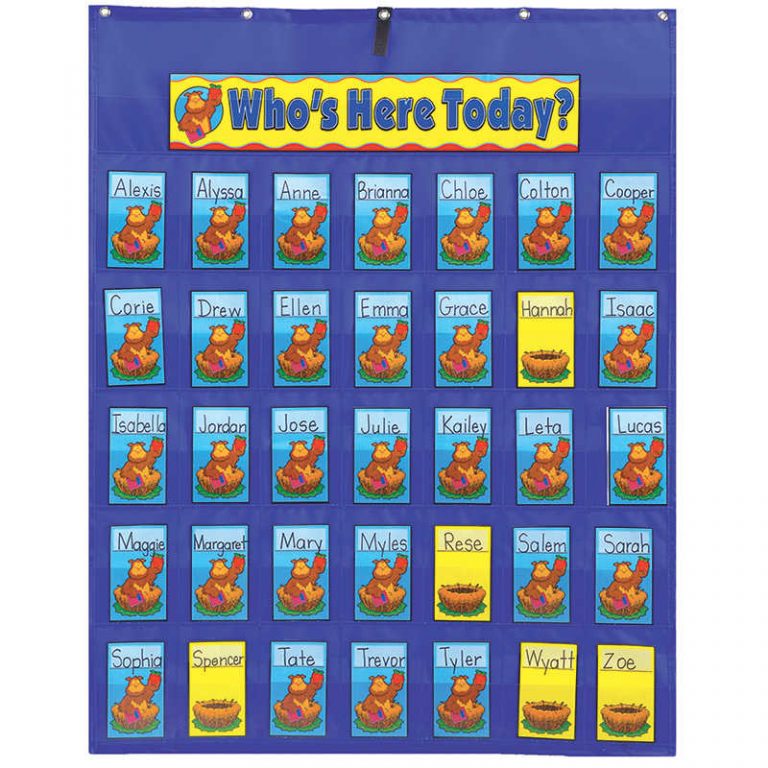 Attendance Chart for the Classroom - TeachersParadise