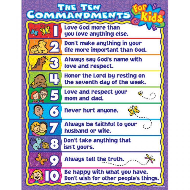 TeachersParadise - Carson Dellosa Education The Ten Commandments for ... TeachersParadise - Carson Dellosa Education The Ten Commandments for ...