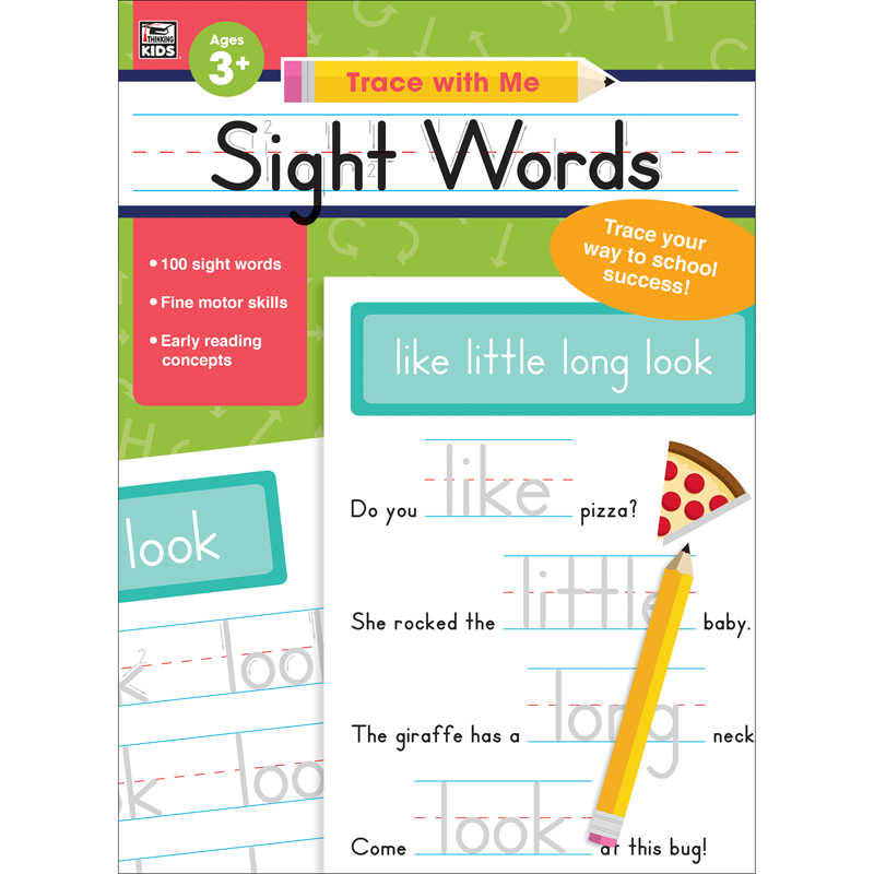 TeachersParadise - Thinking Kids Sight Words Activity Book, Grade ...