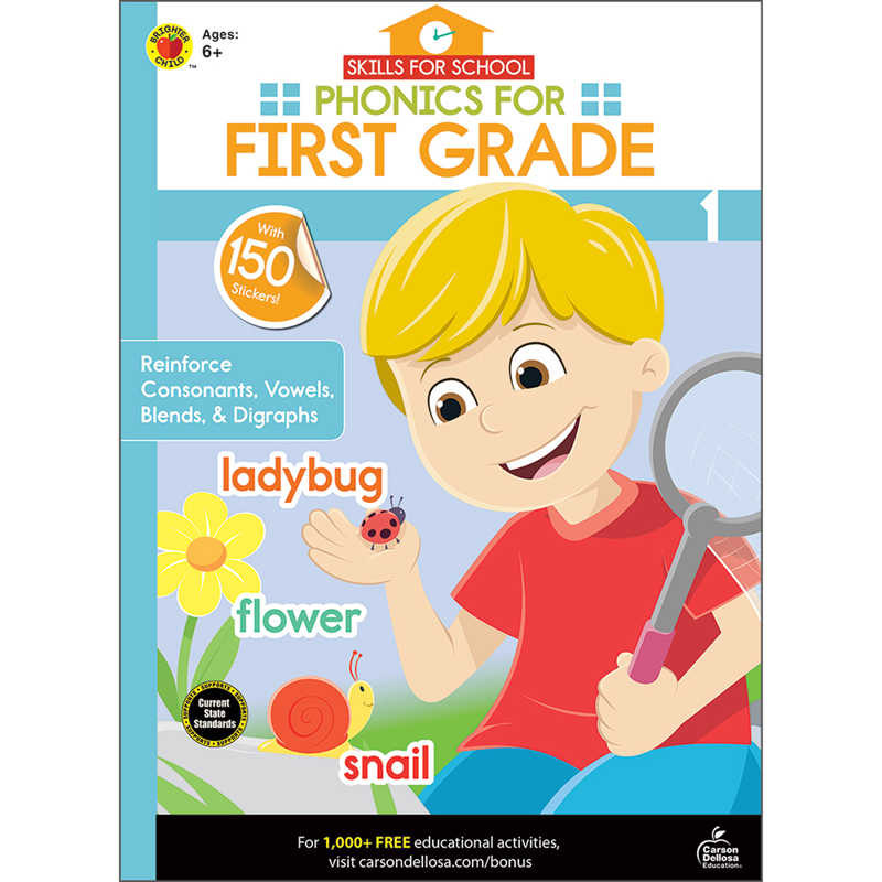 TeachersParadise - Brighter Child® Skills for School Phonics for First ...