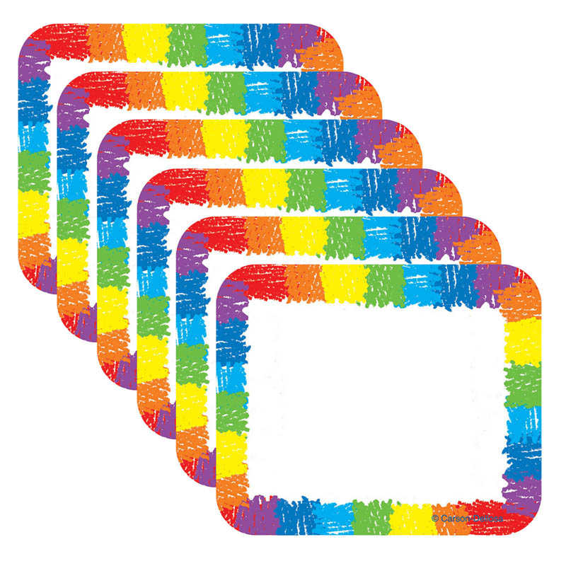 TeachersParadise - Carson Dellosa Education Name Tags, Rainbow: Kid ...