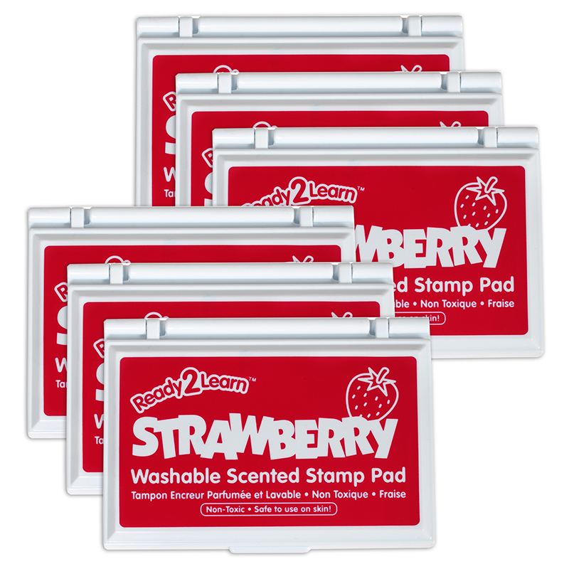 TeachersParadise - Ready 2 Learn Washable Stamp Pad - Strawberry Scent ...